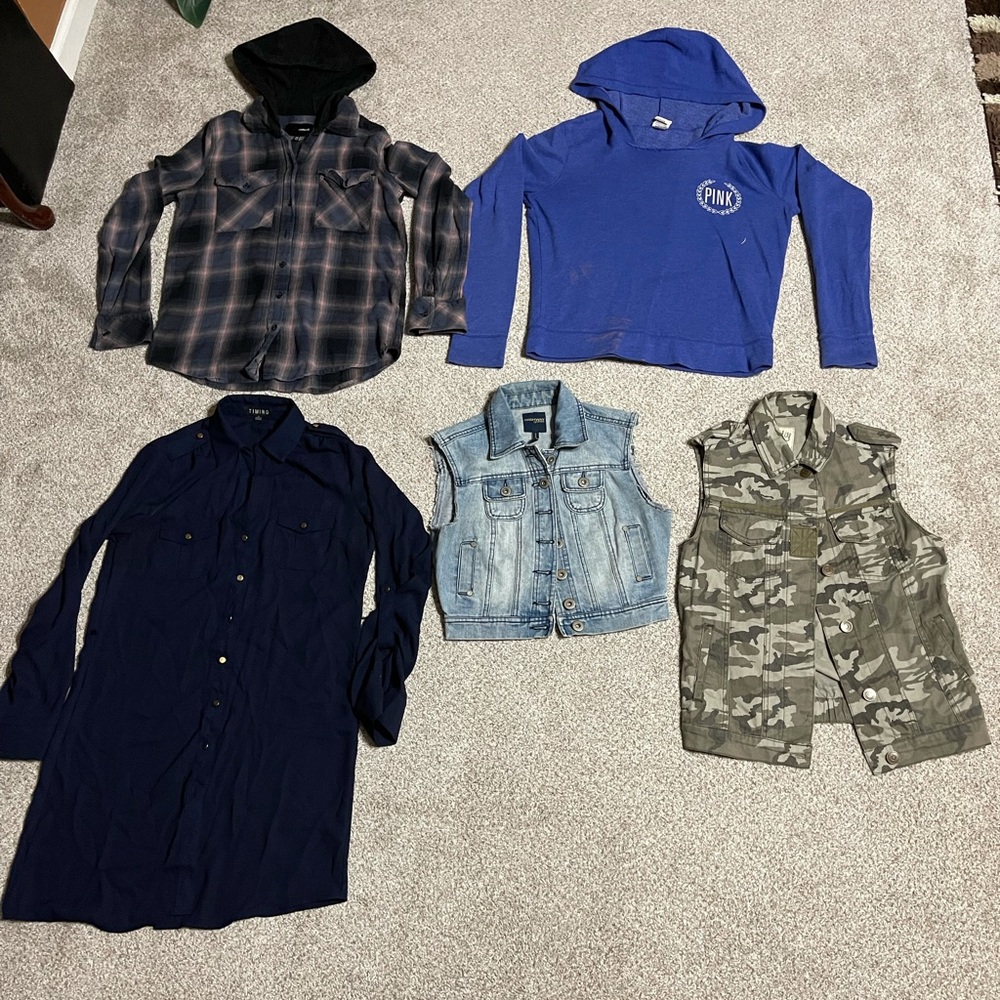 Jackets And Shirts And Hoodies Bundle - Gem